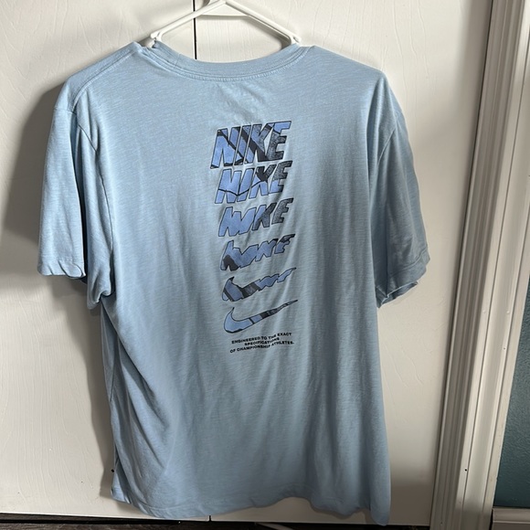 Nike | Shirts | Nike Dri Fit Baby Blue Tee | Poshmark